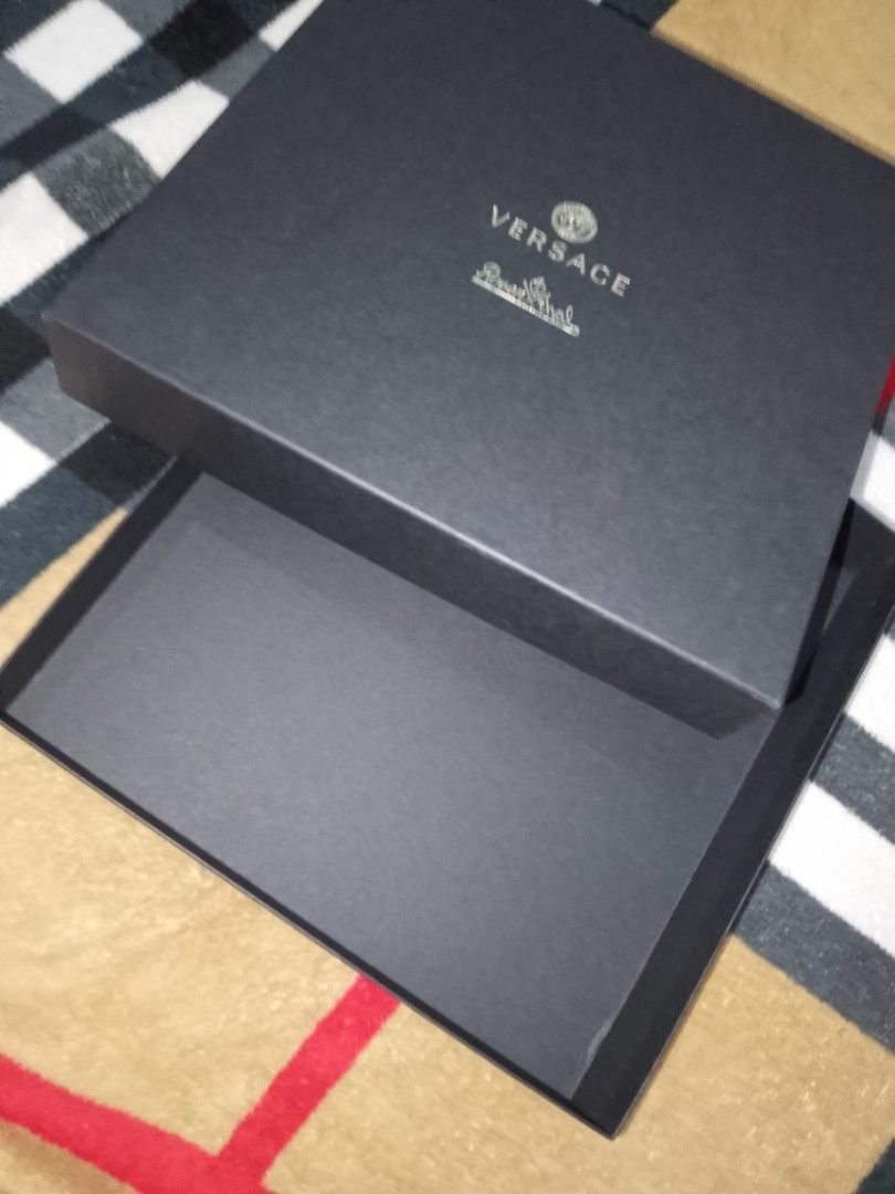 Versace Box and Paper bag, Luxury, Apparel on Carousell