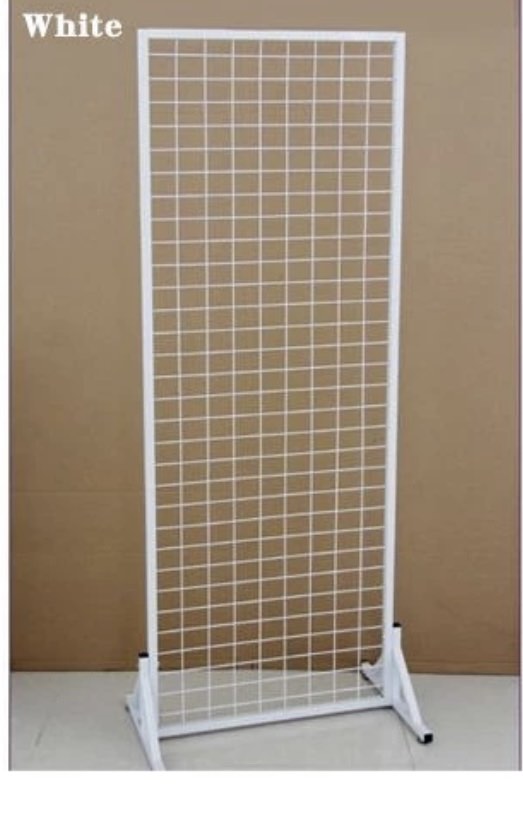 Vertical mesh floor display frame mobile double-sided wire mesh display ...