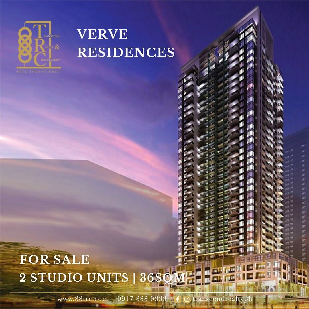 Verve Residences Studio Units For Sale, Property, For Sale, Apartments ...