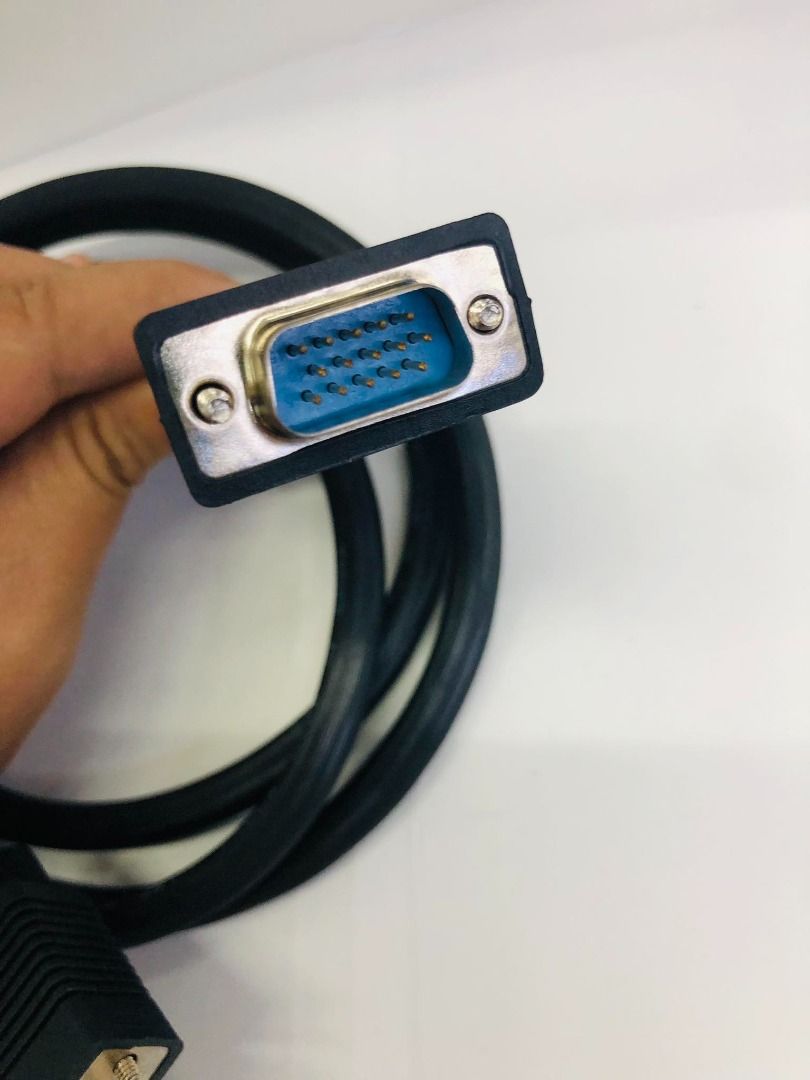 VGA CABLE M/M 3+6 1.5M, Computers & Tech, Parts & Accessories, Cables ...