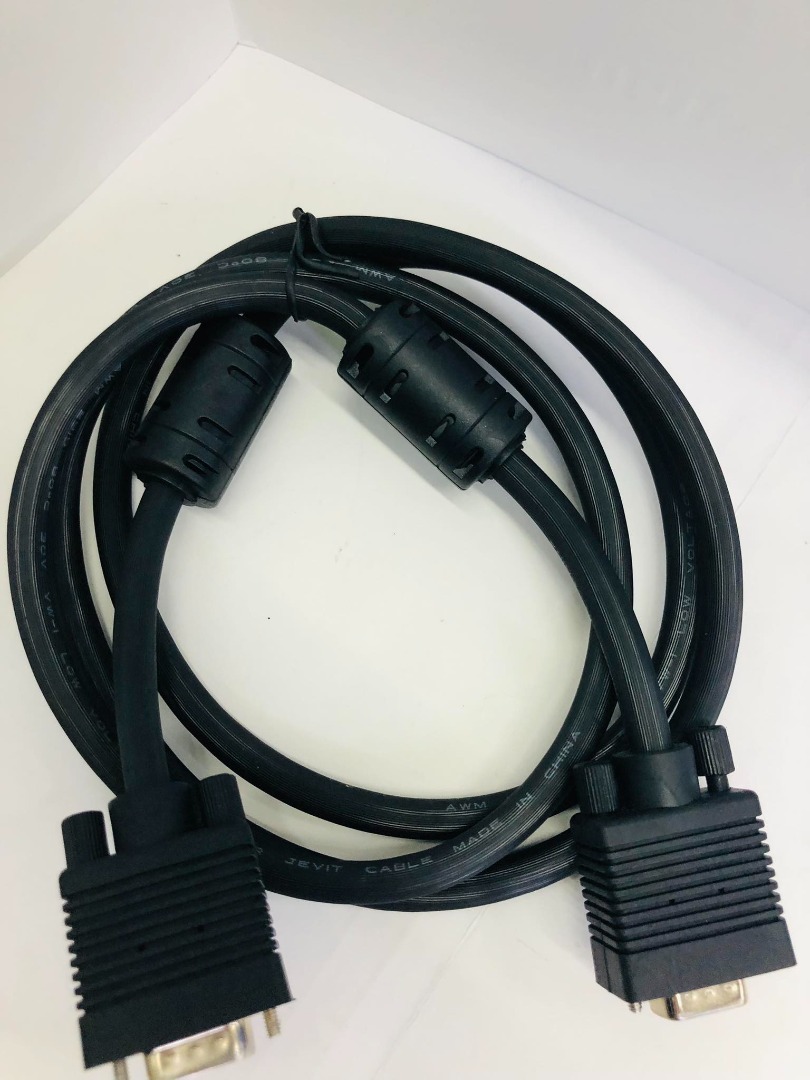 VGA CABLE M/M 3+6 1.5M, Computers & Tech, Parts & Accessories, Cables ...