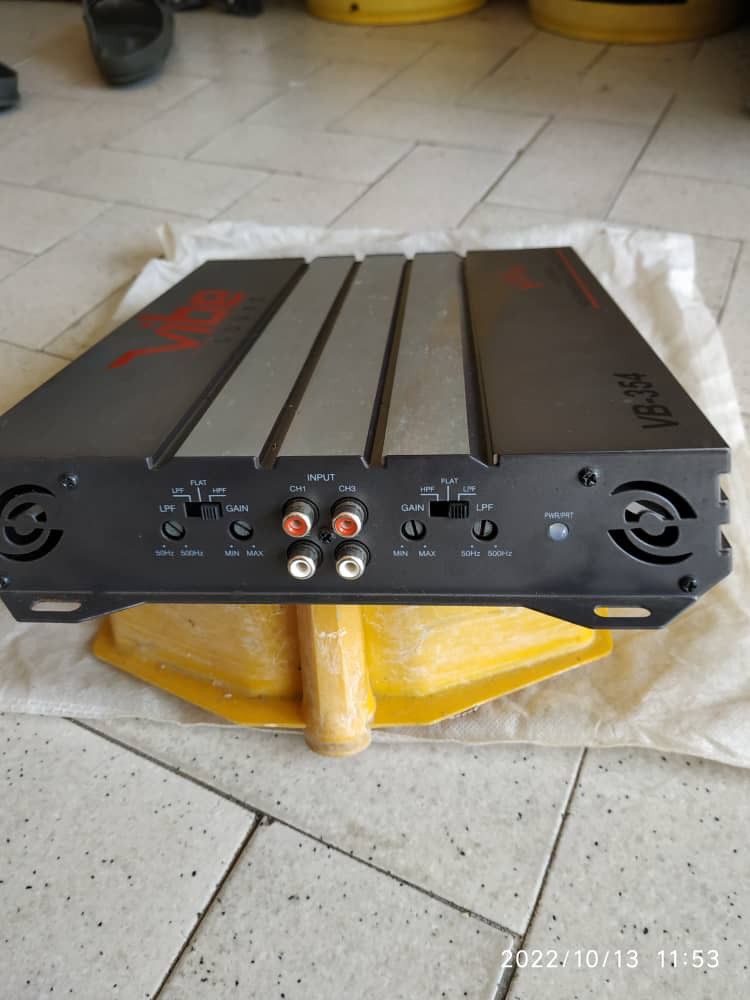 Vibe 4 Channel Amplifier 800w, Auto Accessories on Carousell
