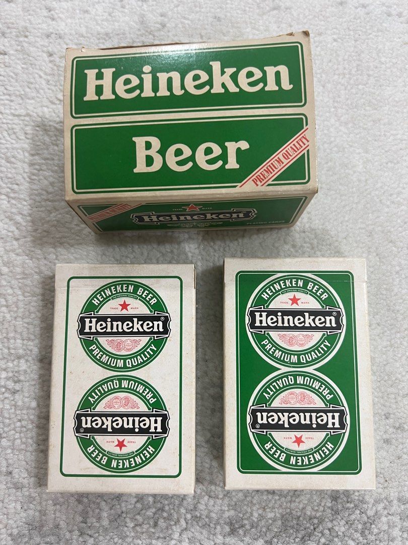 Vintage Heineken Beer Playing Card, Hobbies & Toys, Memorabilia ...