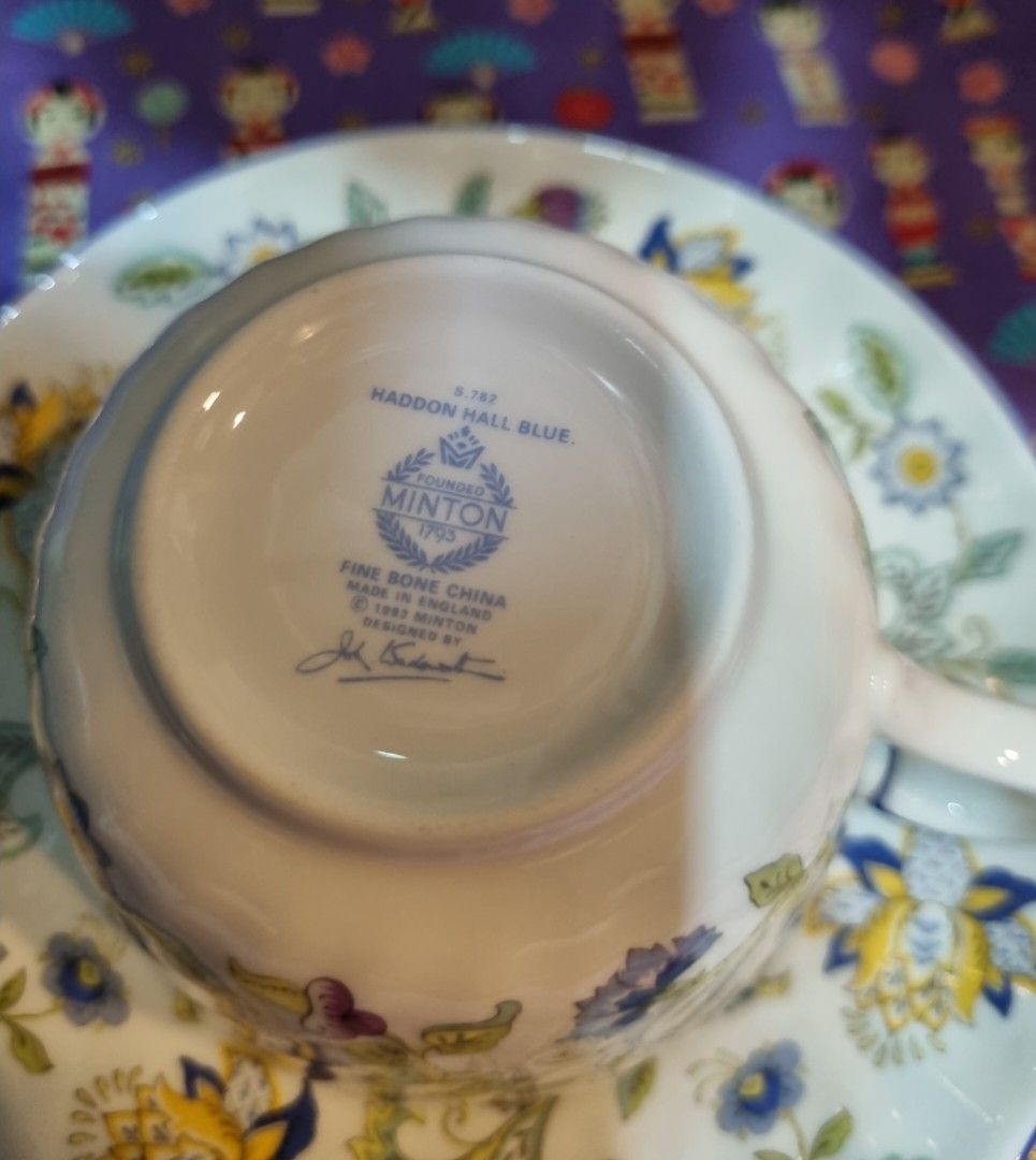 Vintage Minton Haddon Hall Teacup And Saucer, Hobbies & Toys ...