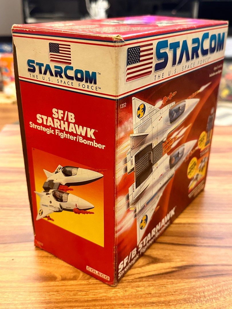 Vintage Starcom Star Hawk Strategic Fighter Bomber Loose Complete in ...