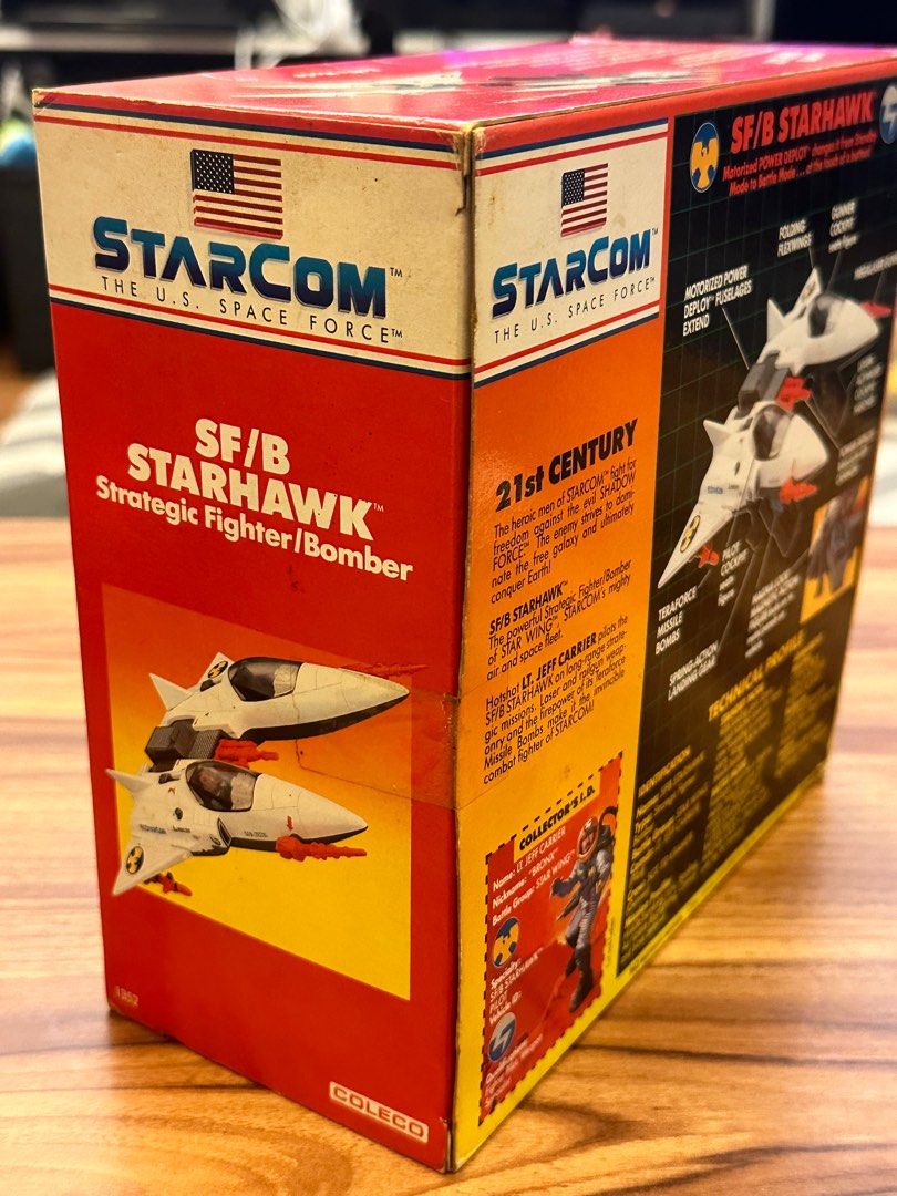 Vintage Starcom Star Hawk Strategic Fighter Bomber Loose Complete in ...