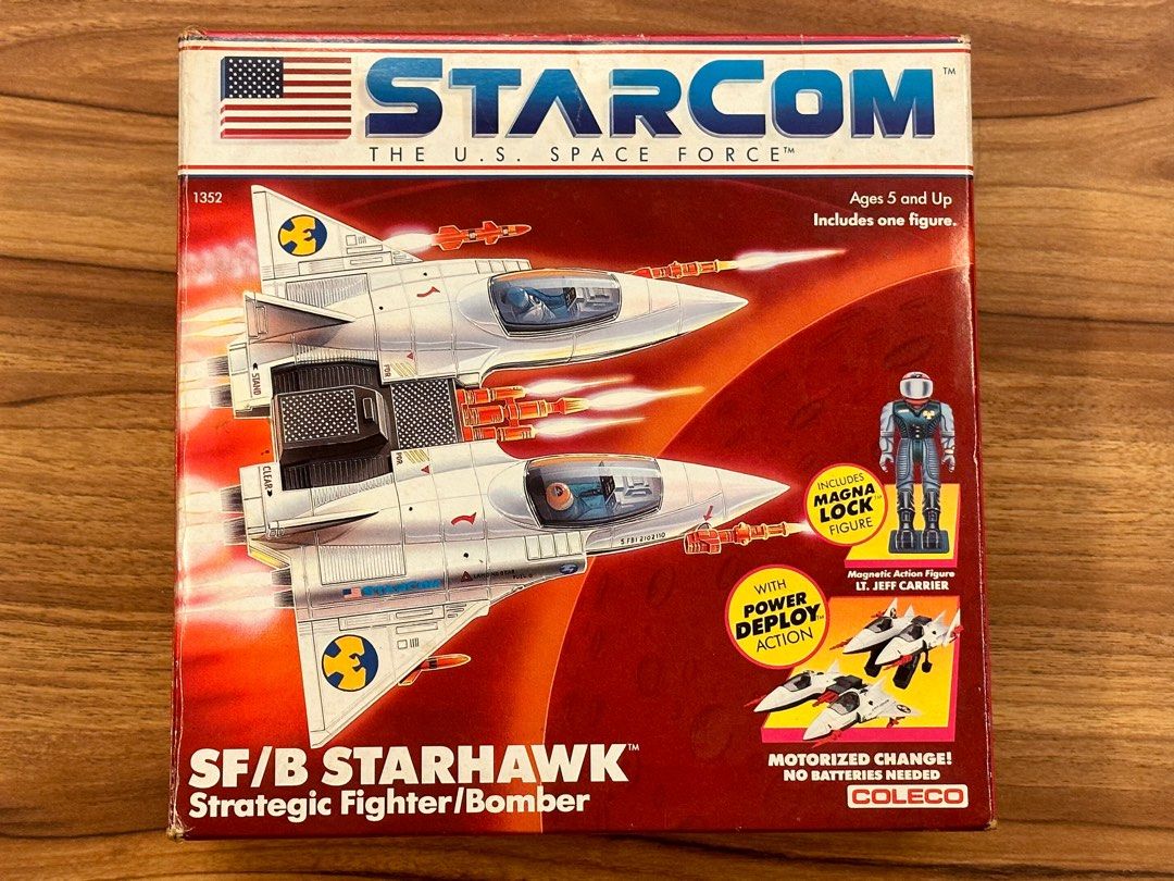 Vintage Starcom Star Hawk Strategic Fighter Bomber Loose Complete in ...