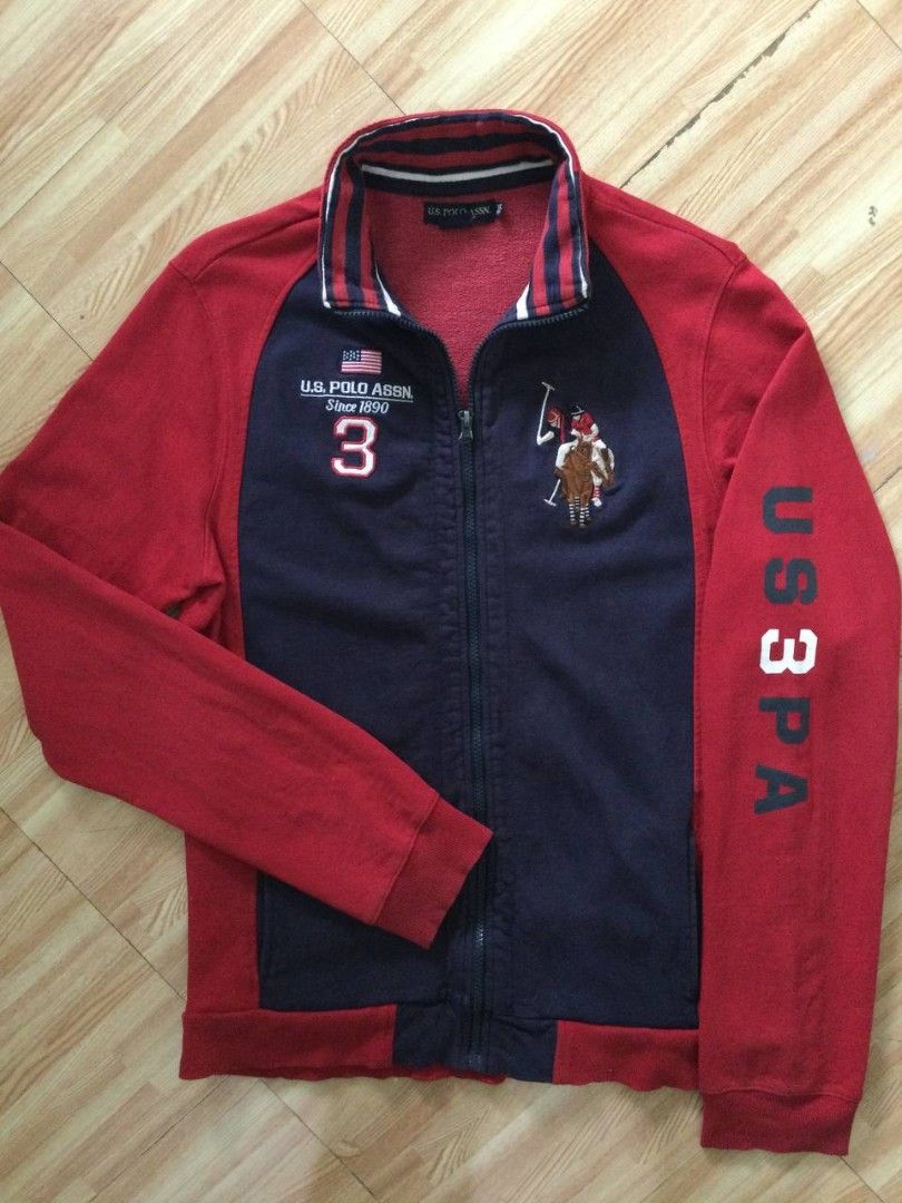 Vintage USPA zip up jacket, Men's Fashion, Coats, Jackets and Outerwear ...