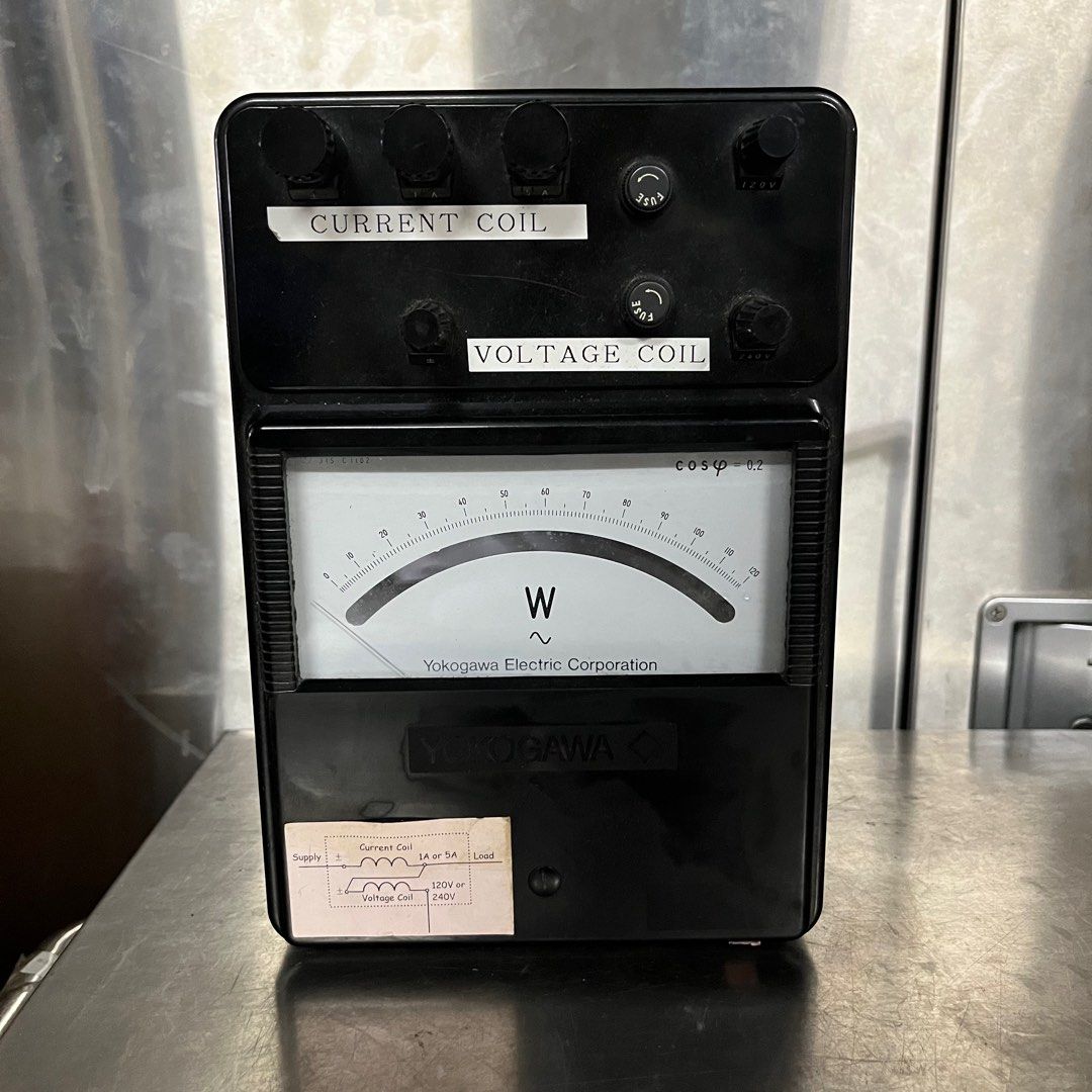 Vintage Yokogawa Electric Works type 2041 Portable Watt Meter, Furniture & Home Living, Home ...
