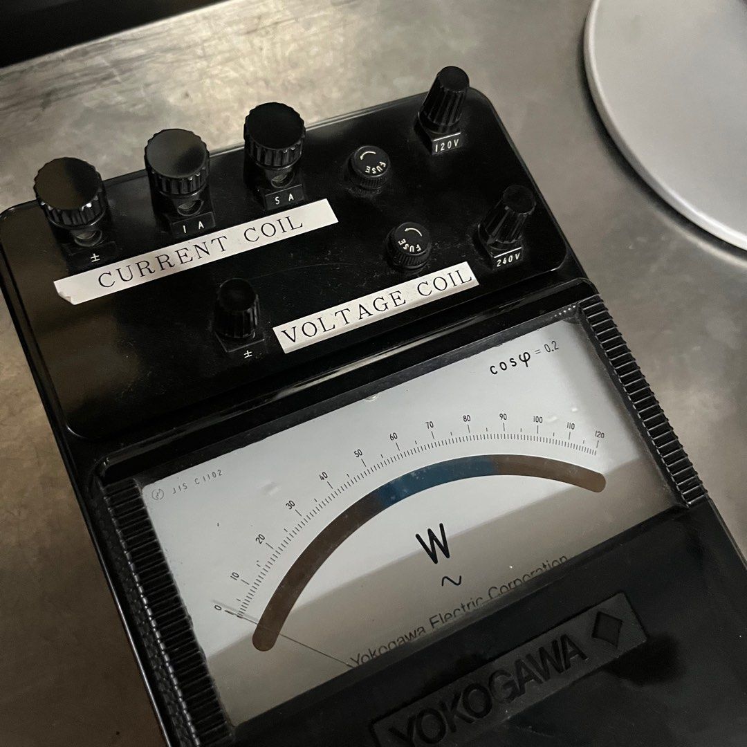 Vintage Yokogawa Electric Works type 2041 Portable Watt Meter ...