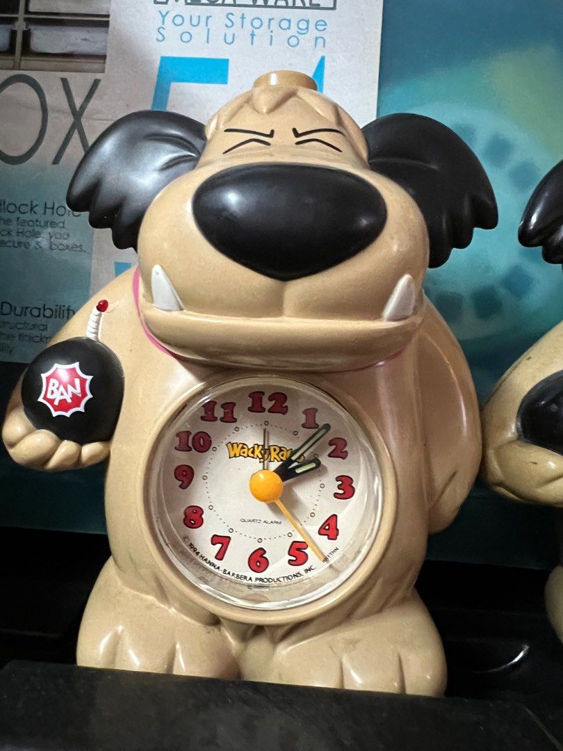 Wacky racers Muttley Alarm clock, Furniture & Home Living, Home Decor ...