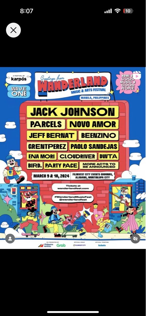 Wanderland 2024 regular wanderer pass (2days), Tickets & Vouchers ...