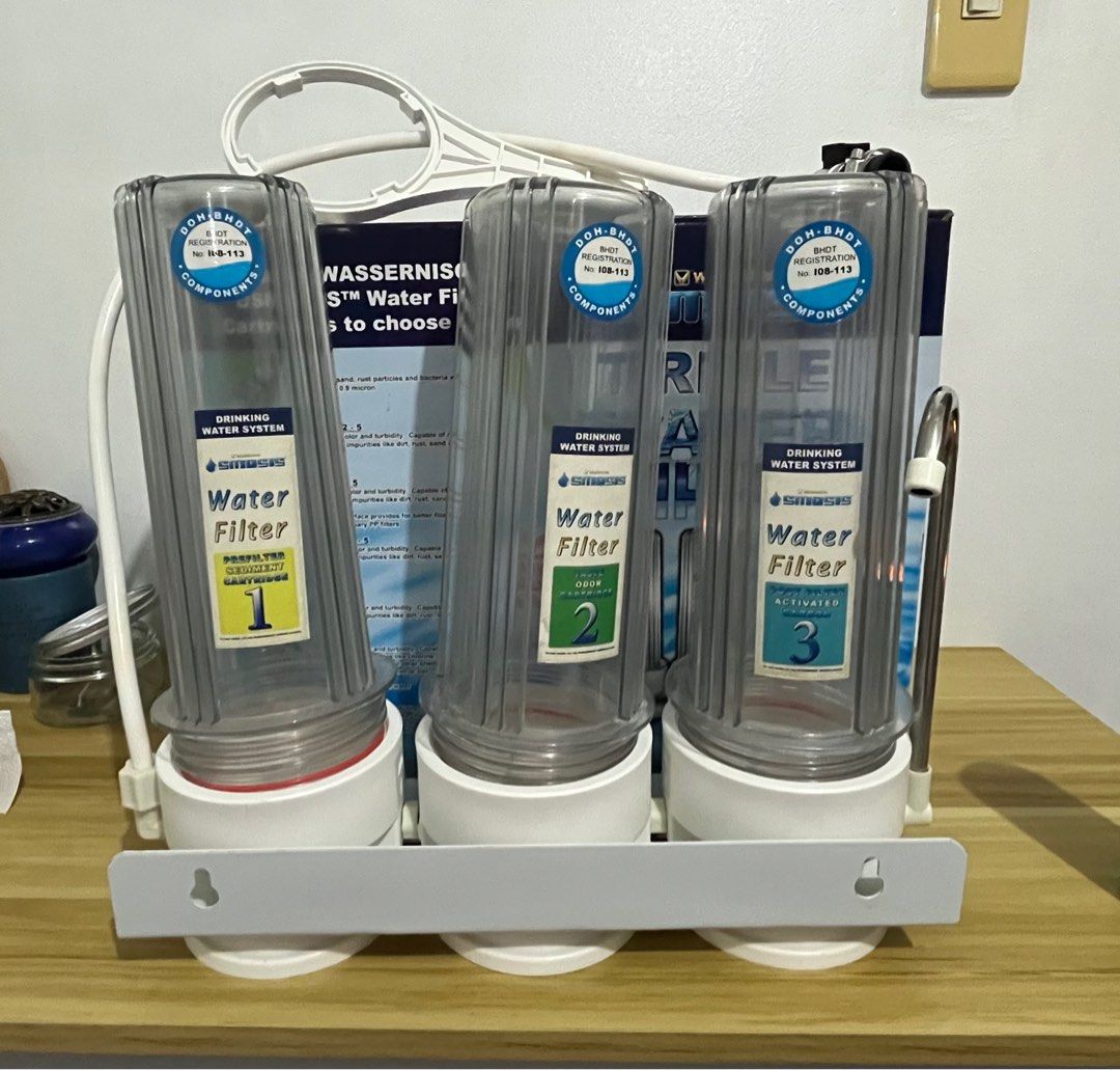 Wassernison Osmosis Water Filter - Three Stages, TV & Home Appliances ...