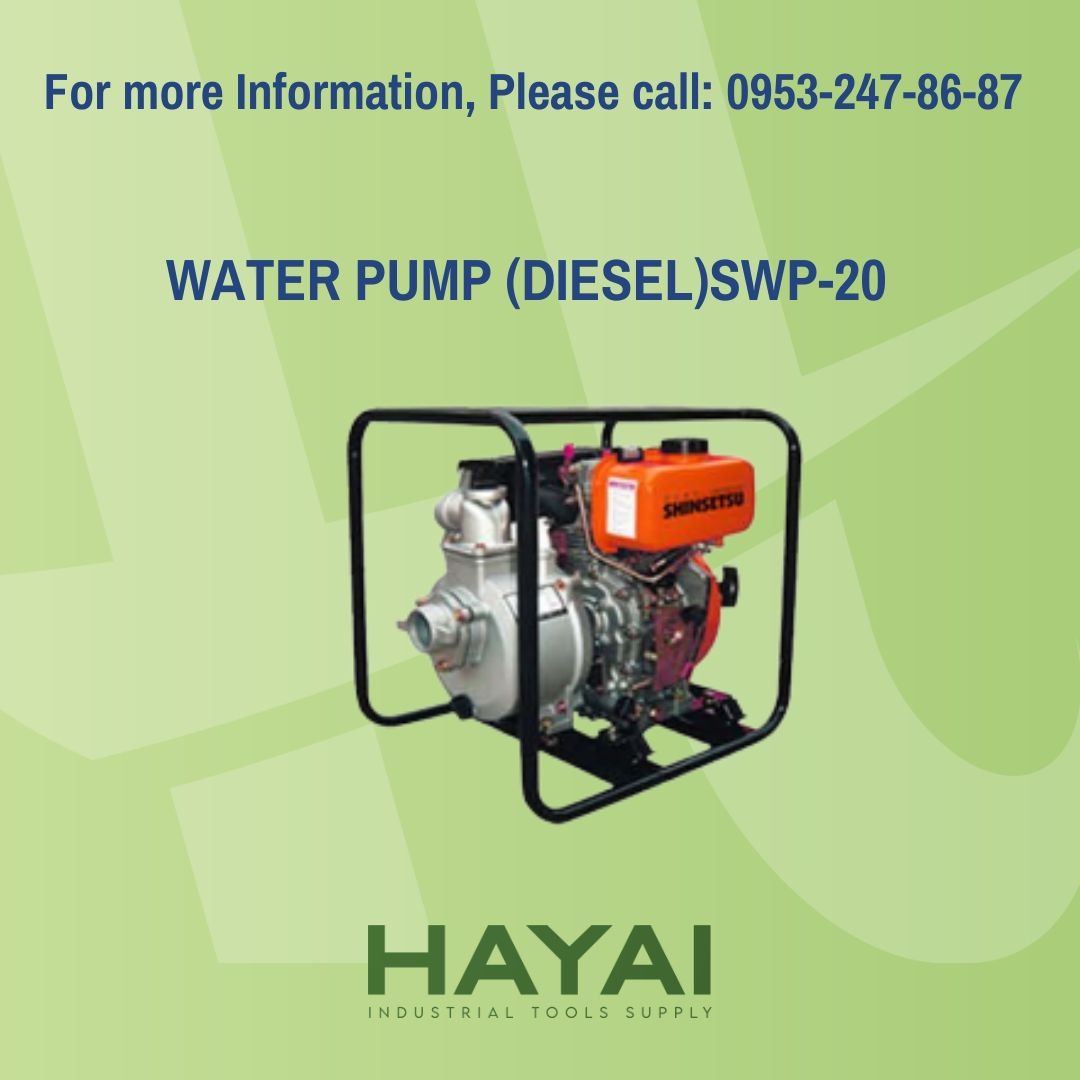 WATER PUMP (DIESEL)SWP-20, Commercial & Industrial, Construction Tools ...
