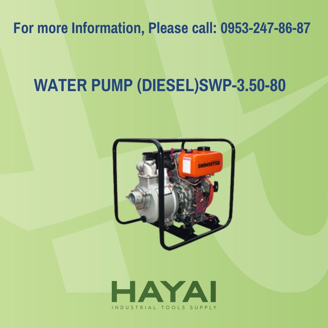 WATER PUMP (DIESEL)SWP-3.50-80, Commercial & Industrial, Construction ...