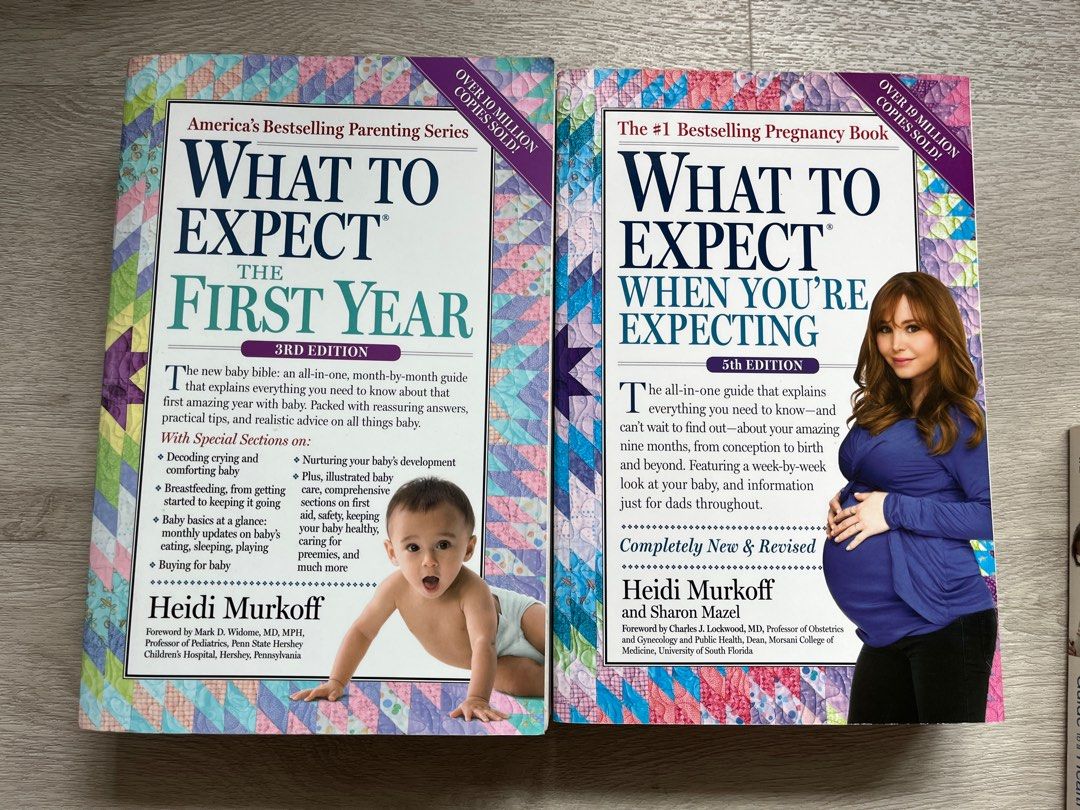 What to Expect books, Babies & Kids, Maternity Care on Carousell