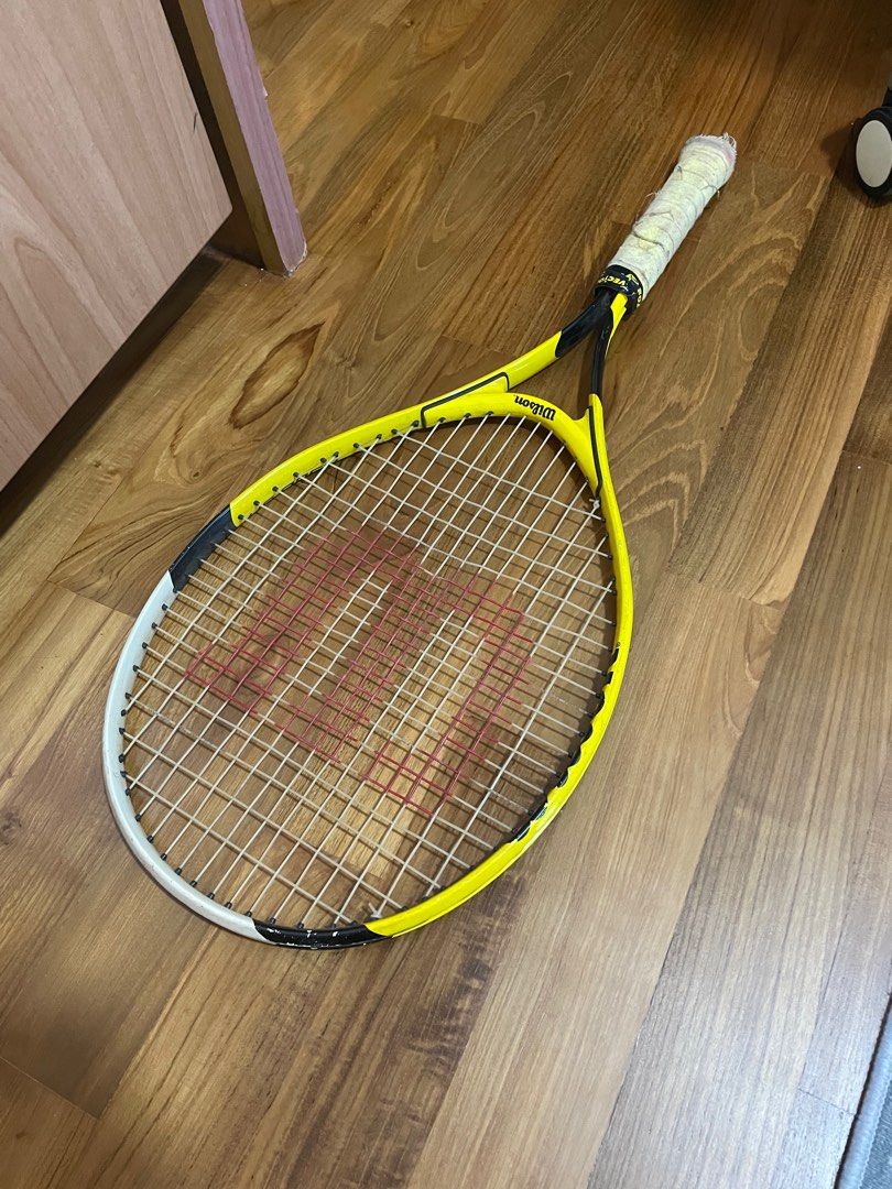 WILSON TENNIS RACQUET KIDS, Sports Equipment, Sports & Games, Racket ...