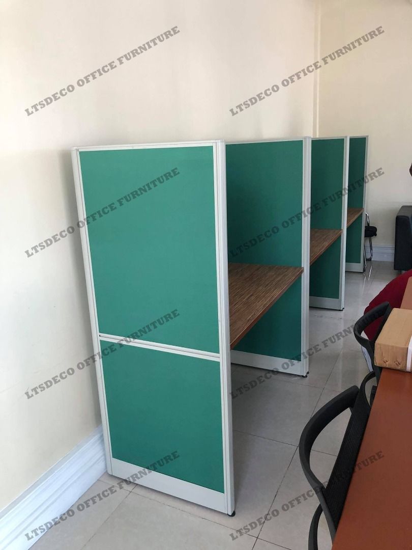 WORKSTATION OFFICE PARTITION BPO CUBICLE FURNITURES, Furniture & Home ...
