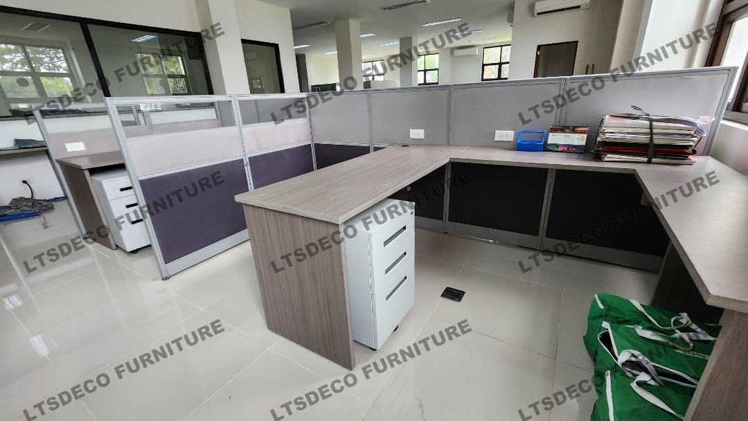 workstation office partition furniture bpo tables, Furniture & Home ...