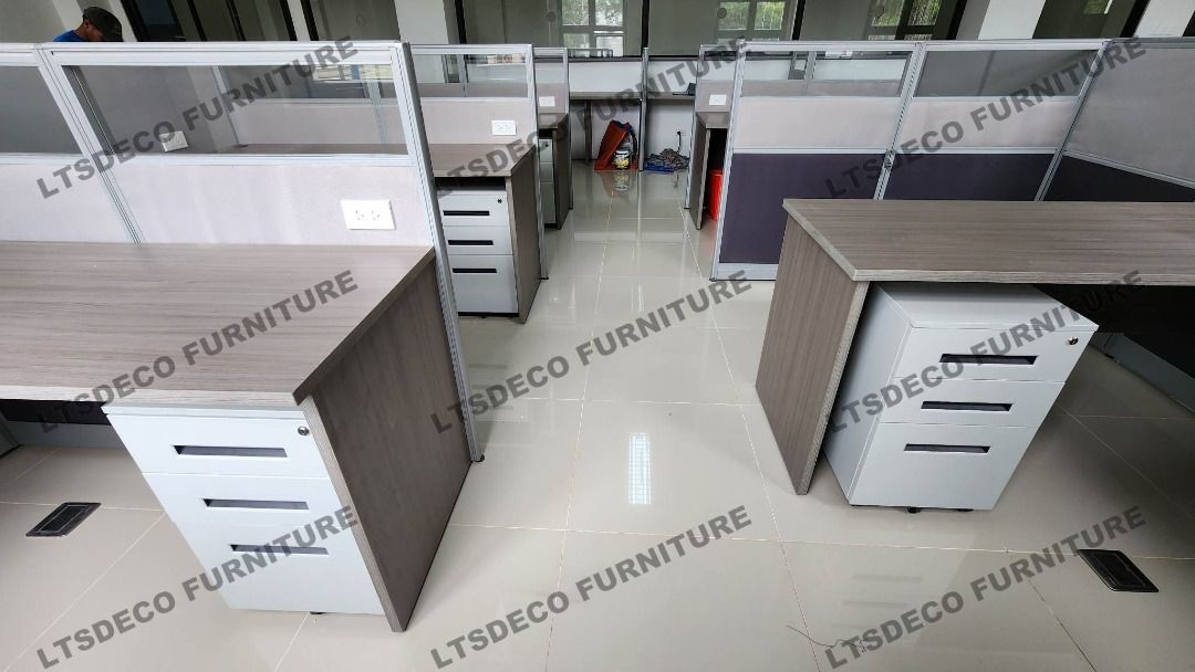 workstation office partition furniture bpo tables, Furniture & Home ...