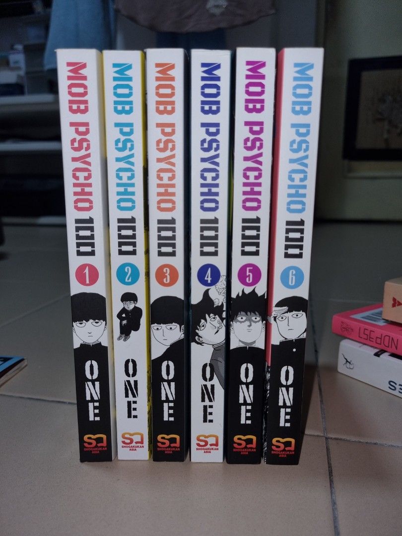 wts mob psycho manga vol 1-6, Hobbies & Toys, Books & Magazines, Comics ...