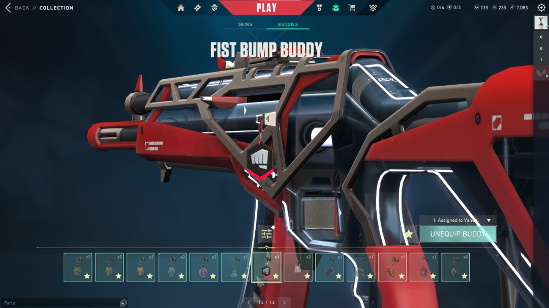 WTS riot gun buddy valorant account 19 premium skins valorant account ...