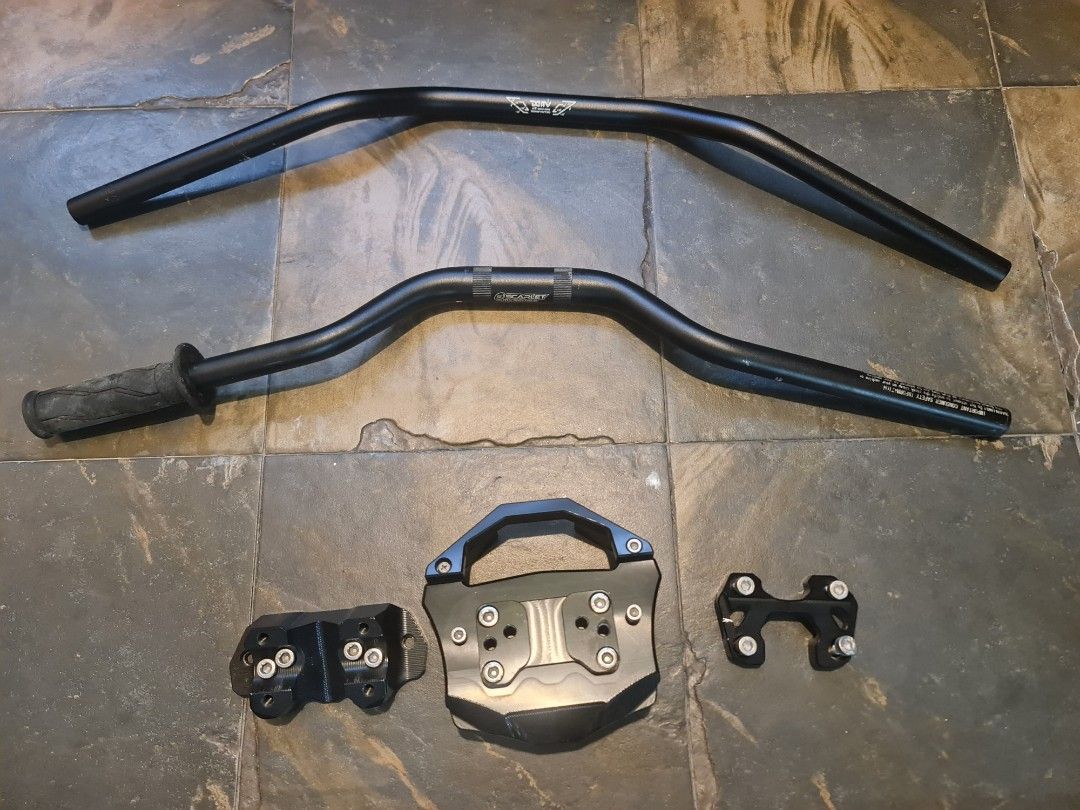 xmax naked handlebar setup clamp, Motorcycles, Motorcycle Accessories ...