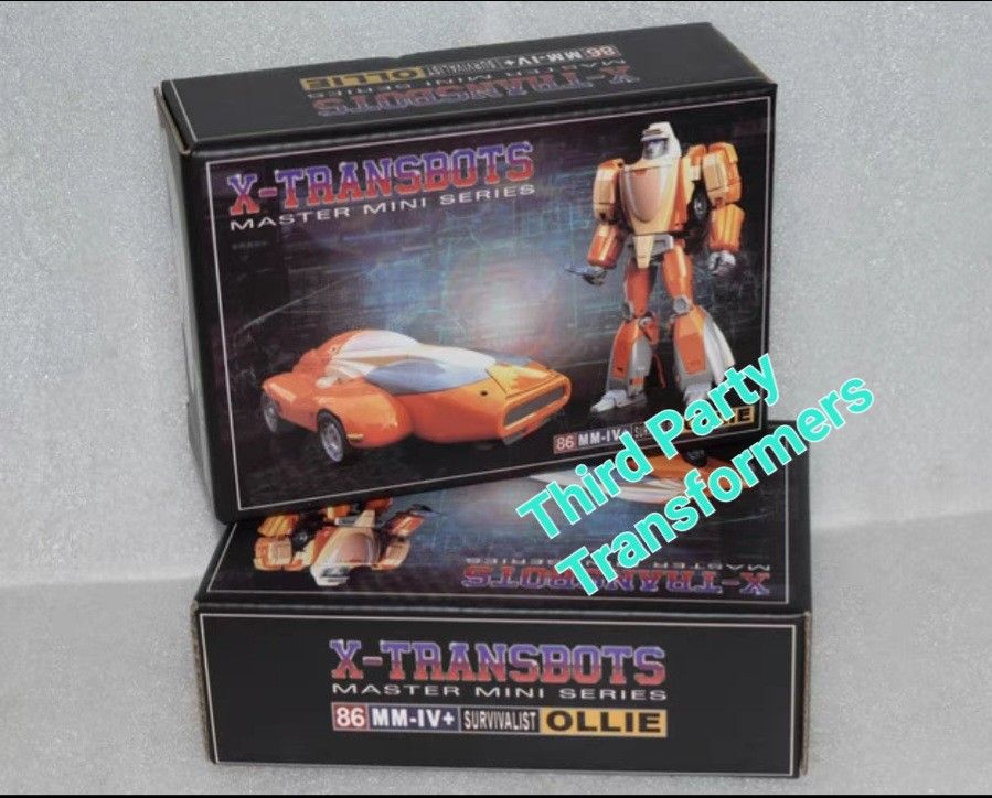 全新品 X社 X-Transbots X俱樂部 轉輪 再版 MM-IV+NEW 86 OLLIE Wheelie MP 比例 ...
