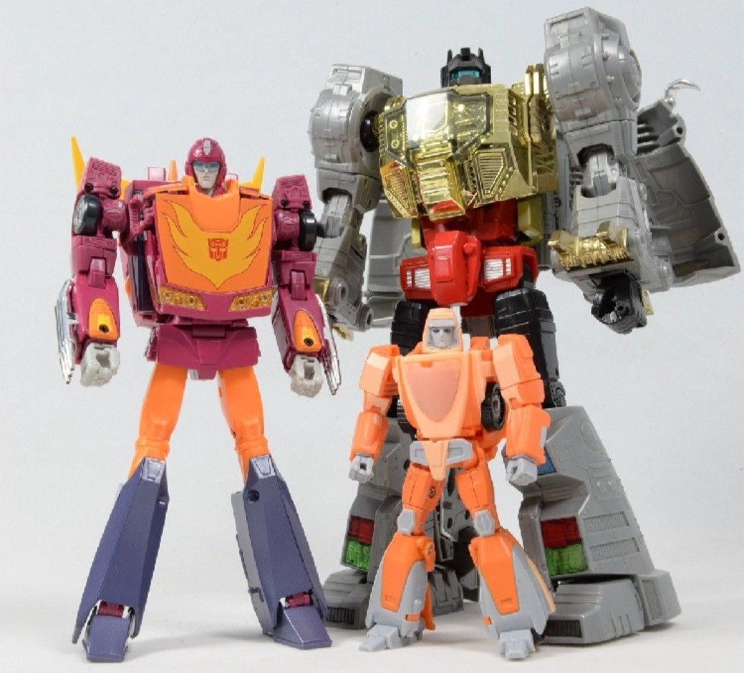 全新品 X社 X-Transbots X俱樂部 轉輪 再版 MM-IV+NEW 86 OLLIE Wheelie MP 比例 ...