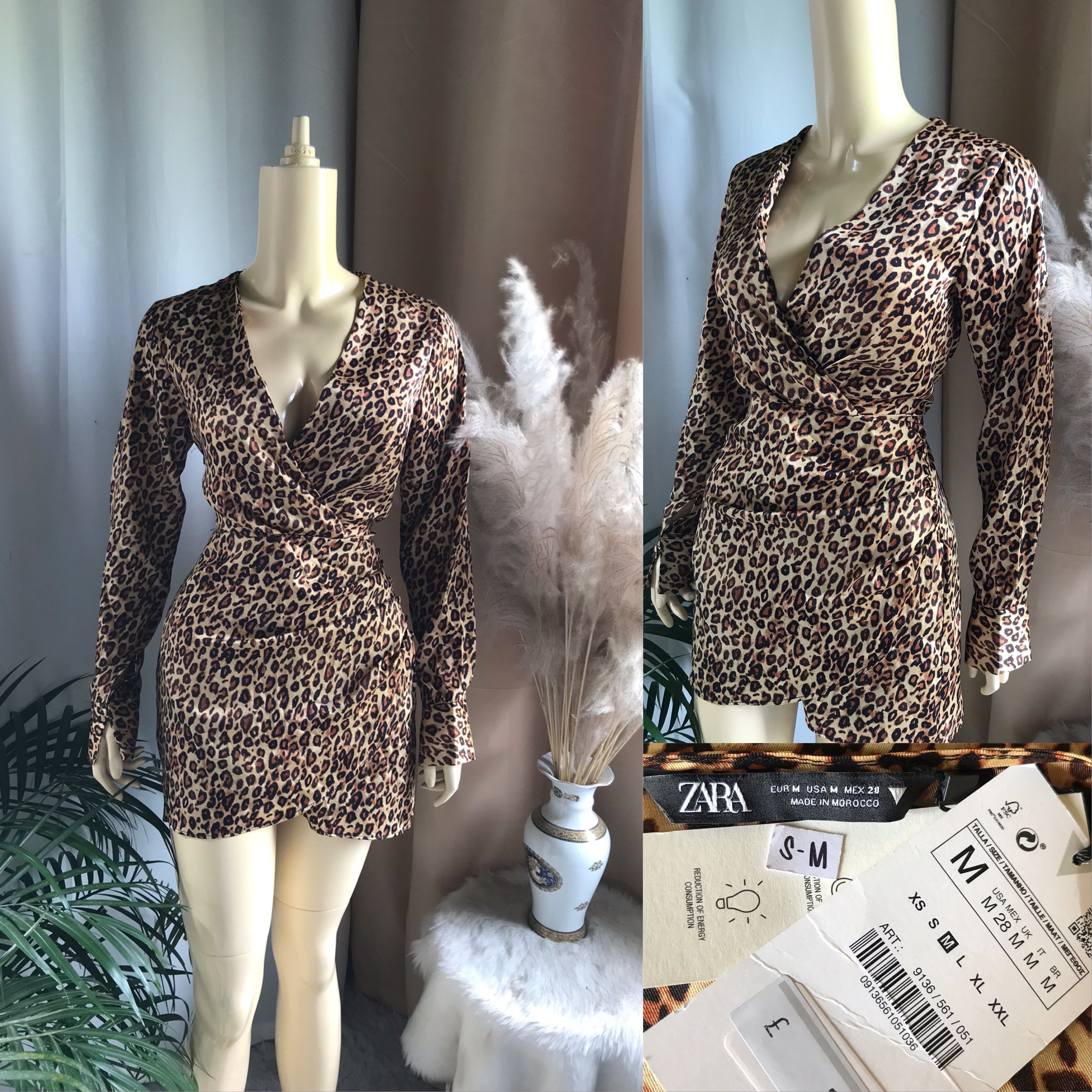 Zara Satin Dress, Women's Fashion, Dresses & Sets, Dresses on Carousell
