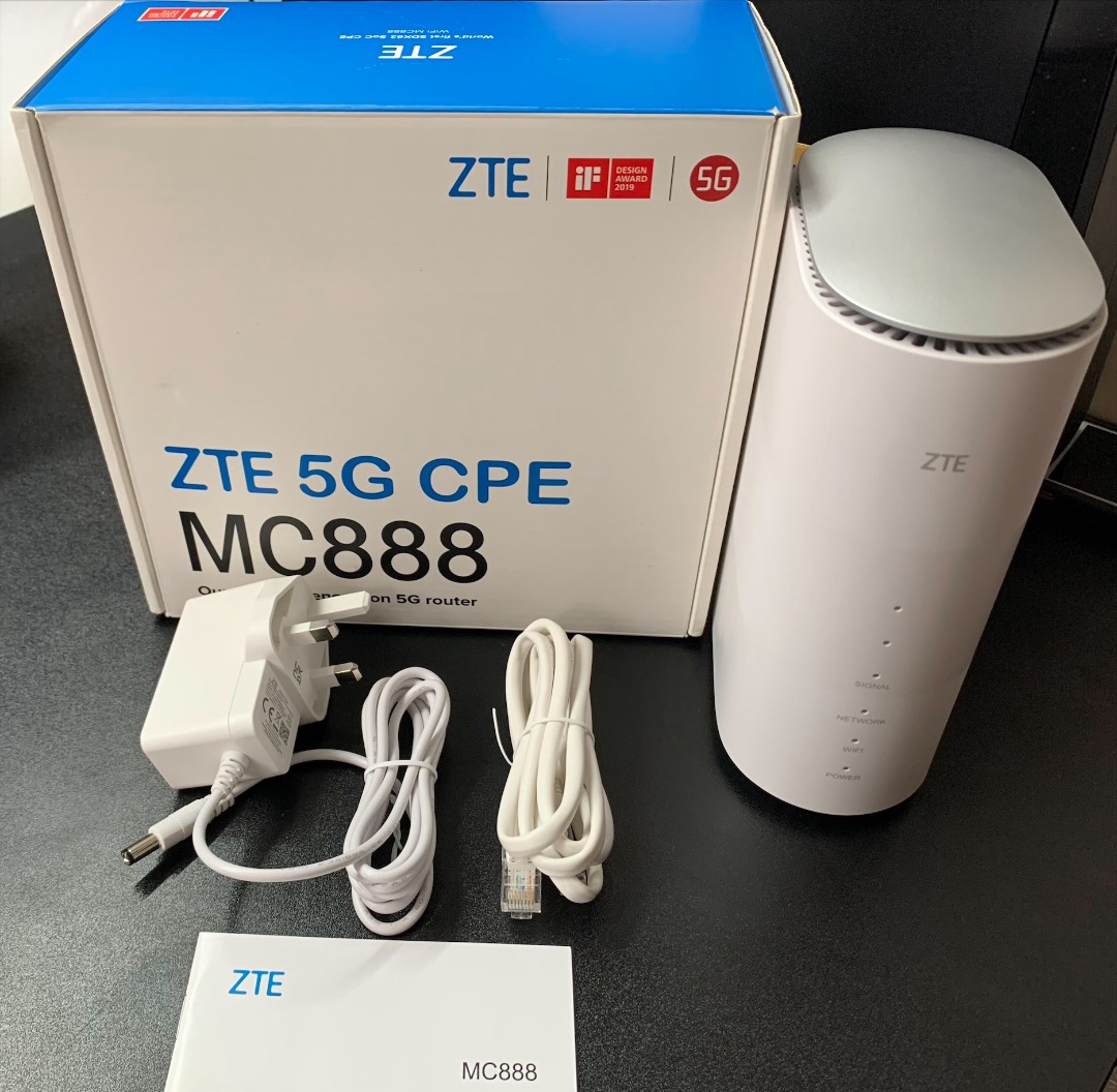 ZTE MC888 2.7Gbps 5G 4G+ LTE CAT16 Wi-Fi 6 AX3600 (MODIFIED) Lock Band ...