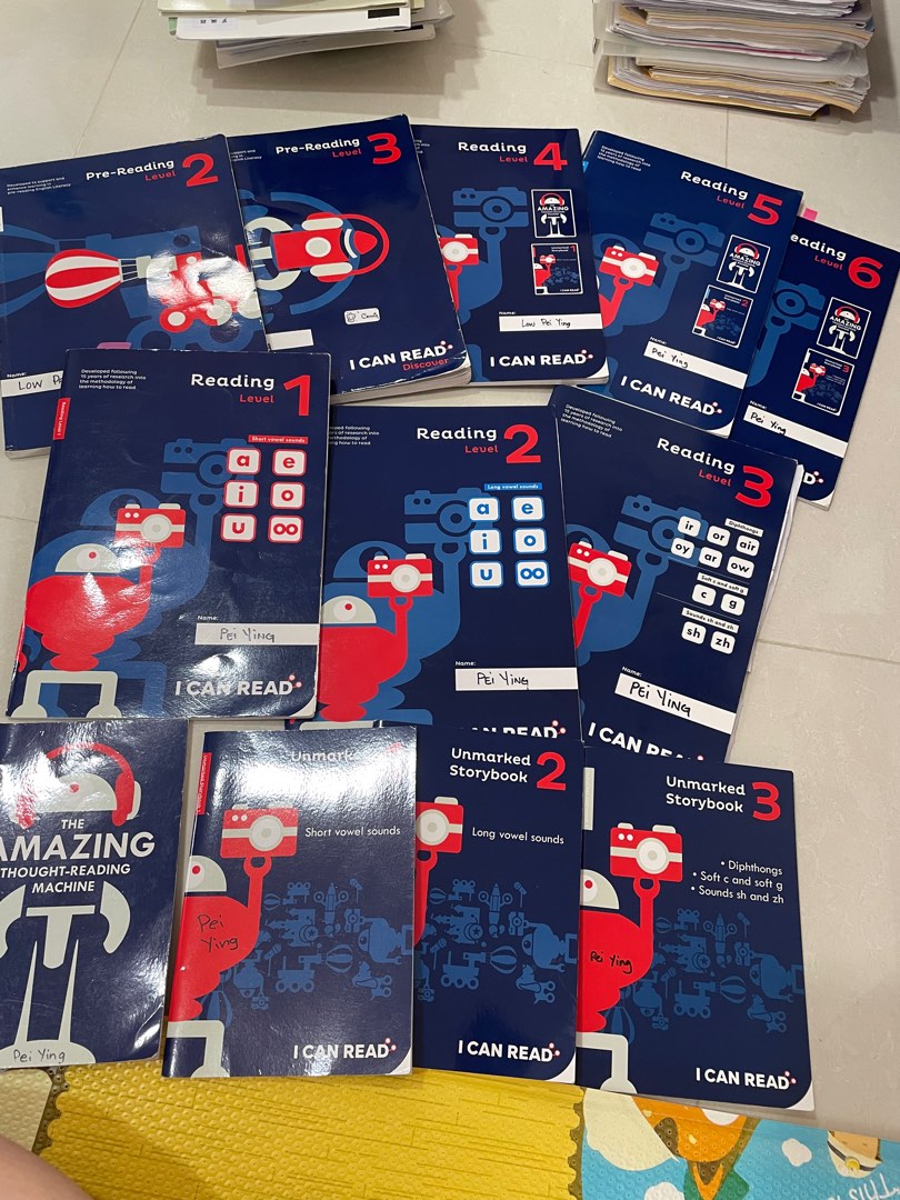 $13 for all books i can read pre-reading level and reading levels ...