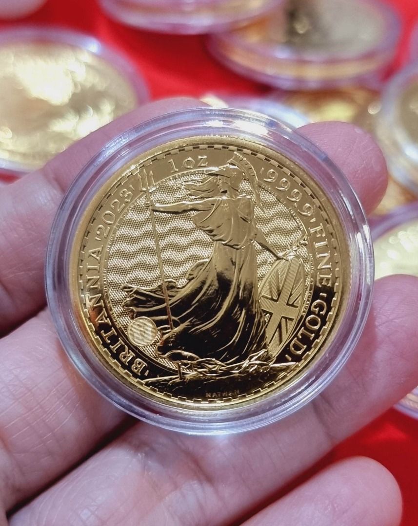 1 oz UK Britannia 999.9 Gold Coin BU, Hobbies & Toys, Memorabilia ...