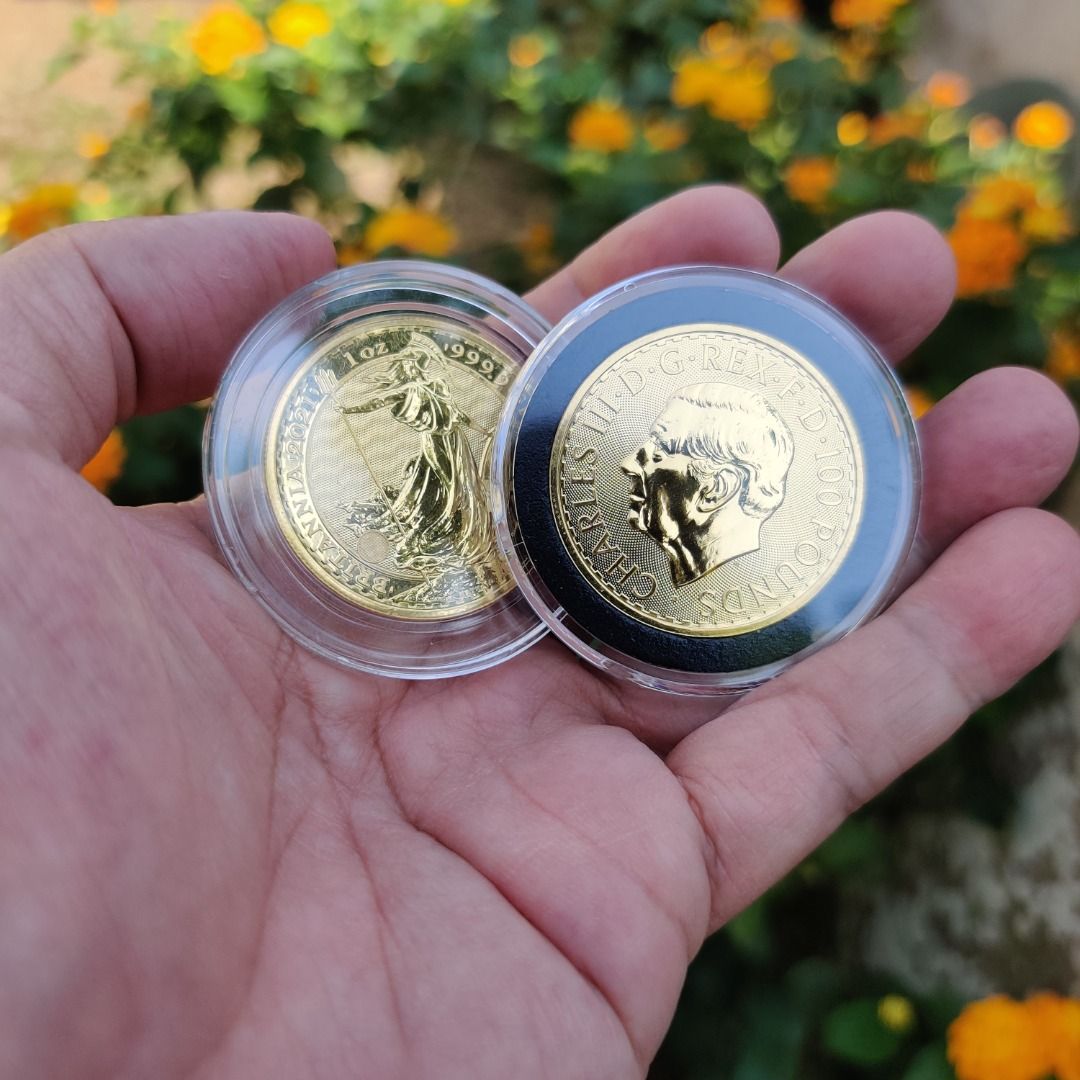 1 oz UK Britannia 999.9 Gold Coin BU, Hobbies & Toys, Memorabilia ...