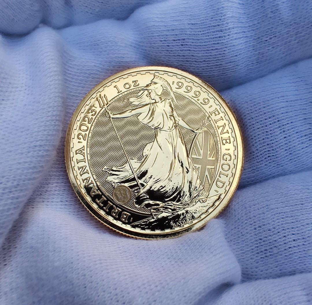 1 oz UK Britannia 999.9 Gold Coin BU, Hobbies & Toys, Memorabilia ...