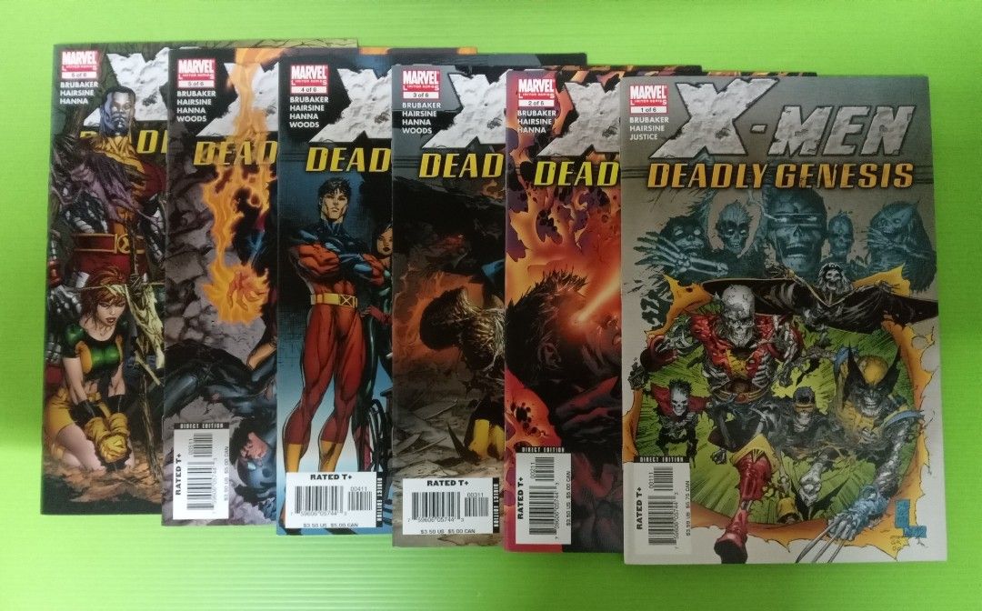 1st app Vulcan ! Xmen: Deadly Genesis - 1,2,3,4,5,6 ( Marc Silvestri ...