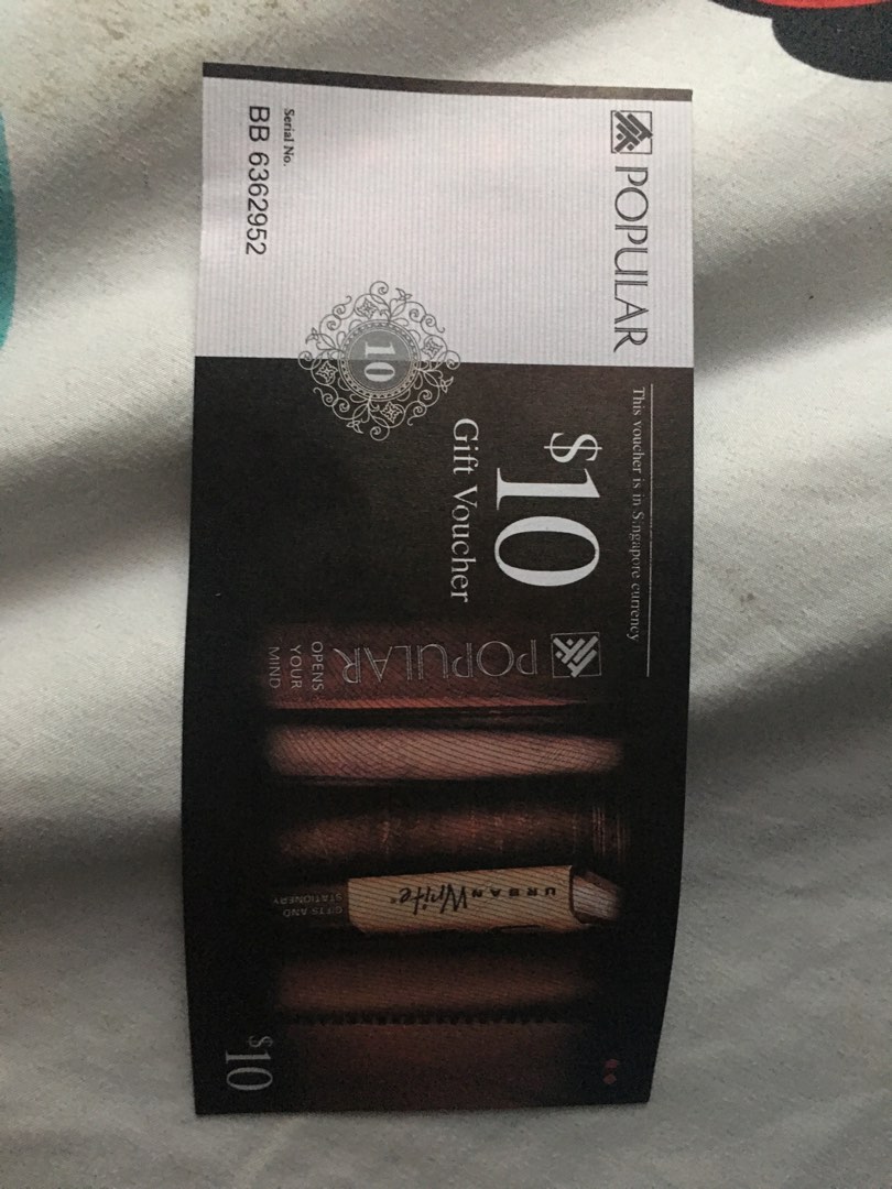 $20 popular voucher, Tickets & Vouchers, Vouchers on Carousell