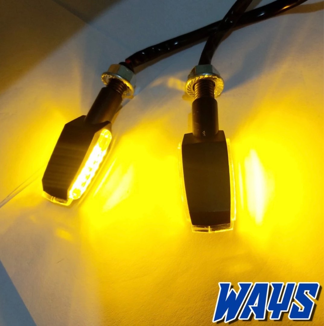 2 sided led signal lights for motorbike r15 mt15 aerox adv cbr cb 150r ...