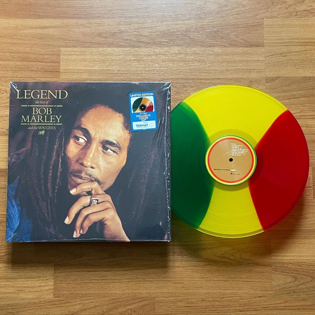 [BRAND NEW SEALED] BOB MARLEY - LEGEND VINYL RECORD | TRI-COLOUR SPLIT ...