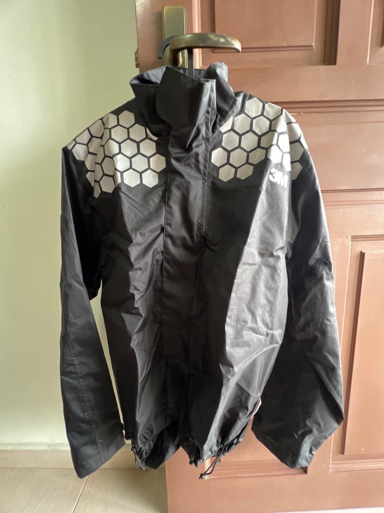 3M Scotchlite Motorcycle Bike Rain Coat, Motorcycles, Motorcycle ...