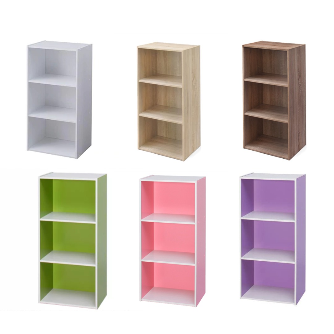 3-Tier Wood Wooden Storage Shelf Shelving CX3, Furniture & Home Living ...