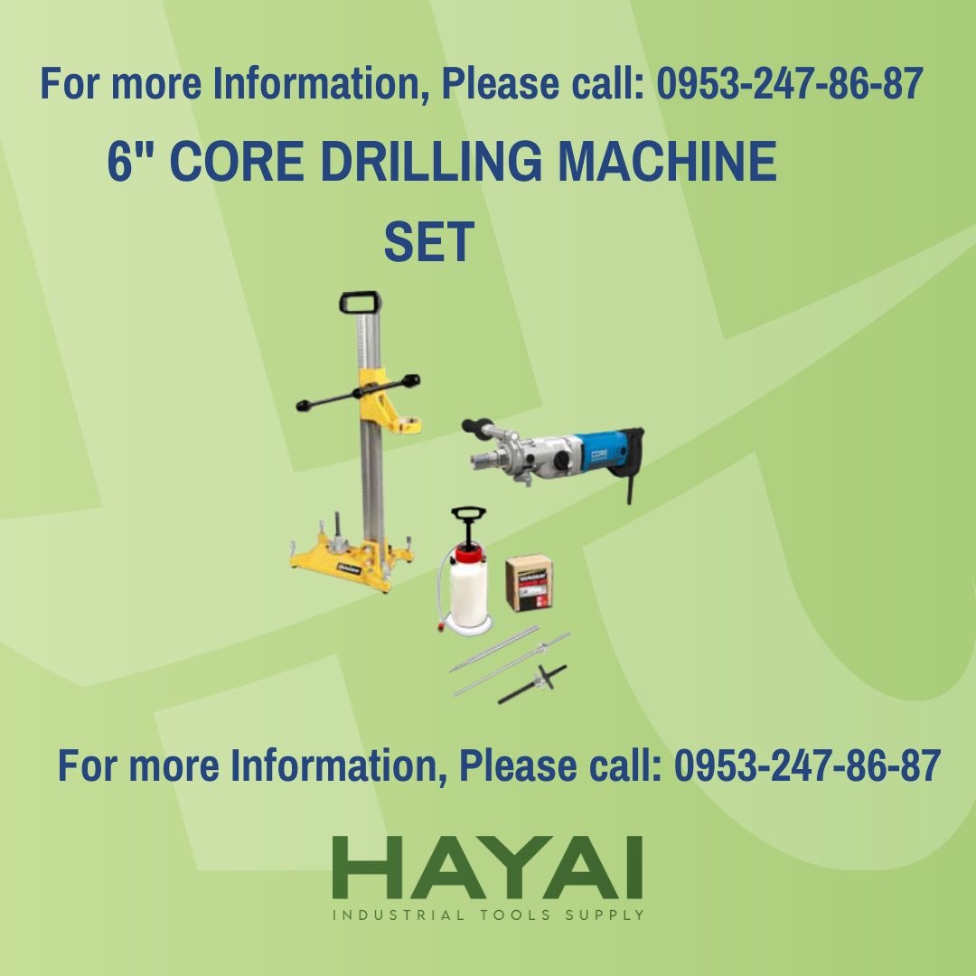 6" CORE DRILLING MACHINE SET, Commercial & Industrial, Construction ...