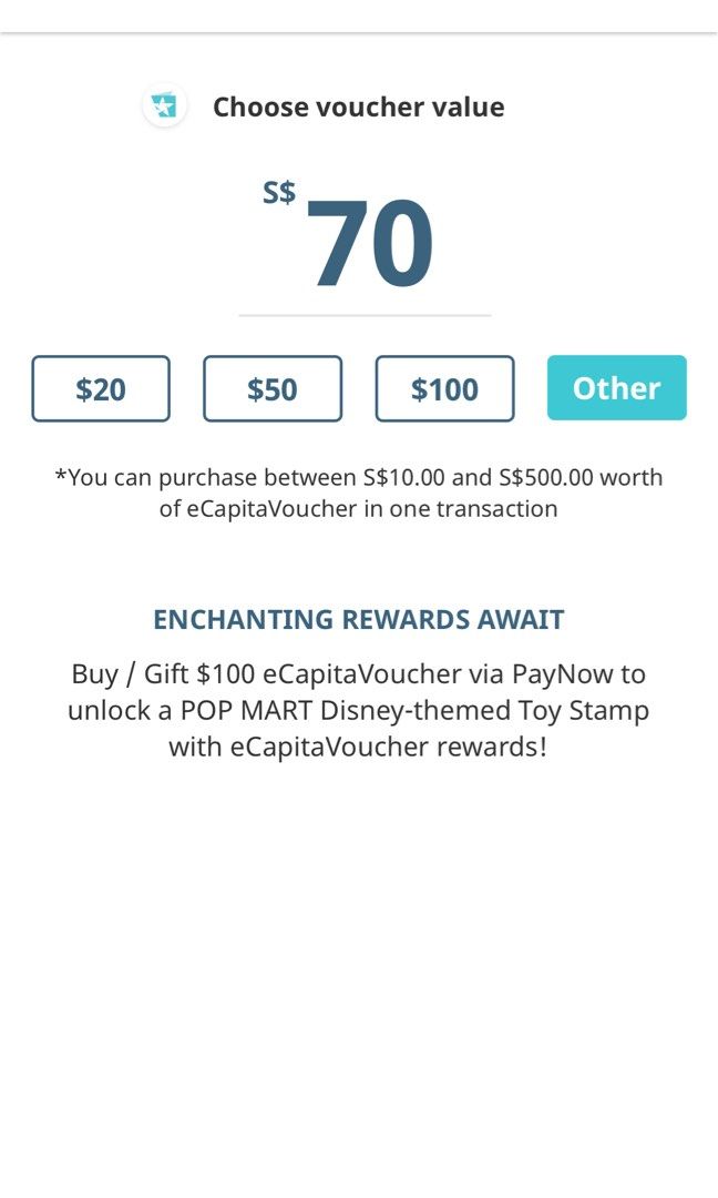 $70 Capitaland eCapitaVoucher e-gift, Tickets & Vouchers, Vouchers on ...