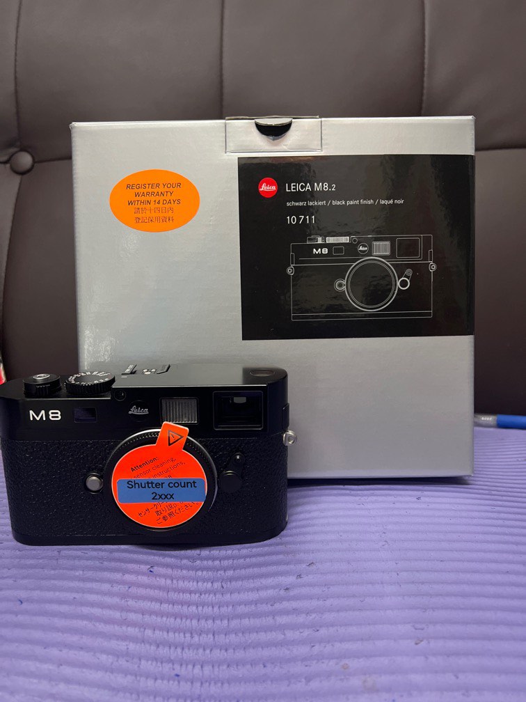 市場罕有 極新淨 有盒 Leica M8.2 M8 .2 快門次數 2XXX, 攝影器材, 相機 - Carousell