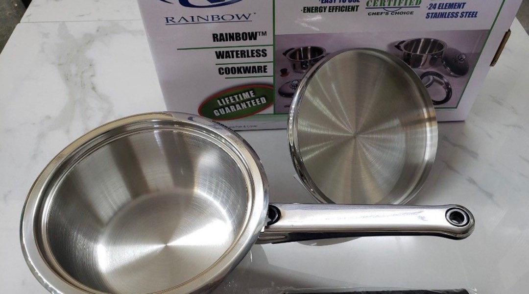 單柄煲連蓋厚底 全新現貨 rainbow waterless cookware, 傢俬＆家居, 廚具和餐具, 其他廚具和餐具 - Carousell