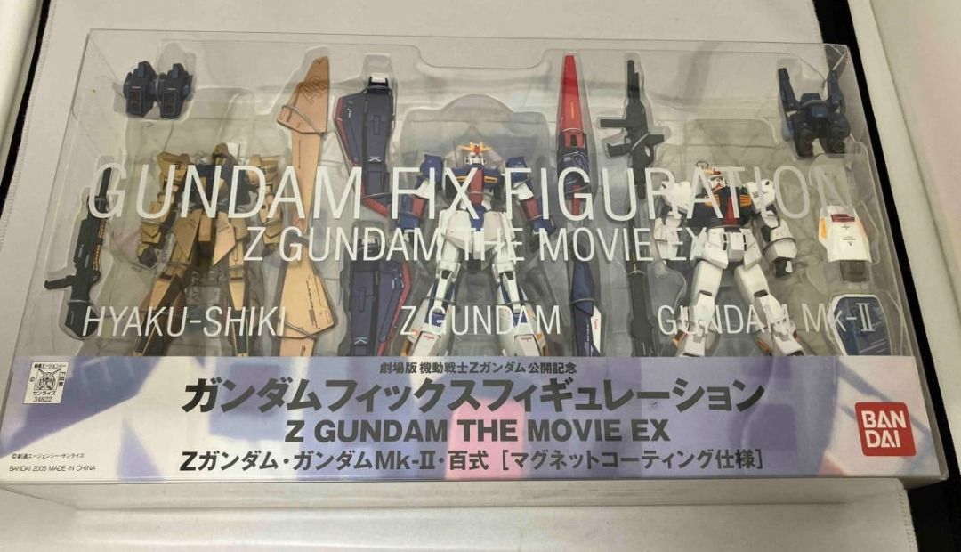 日本版 BANDAI GUNDAM FIX FIGURATION Z GUNDAM THE MOVIE EX ZETA GUNDAM・GUNDAM Mk-II・百式 Magnetic ...
