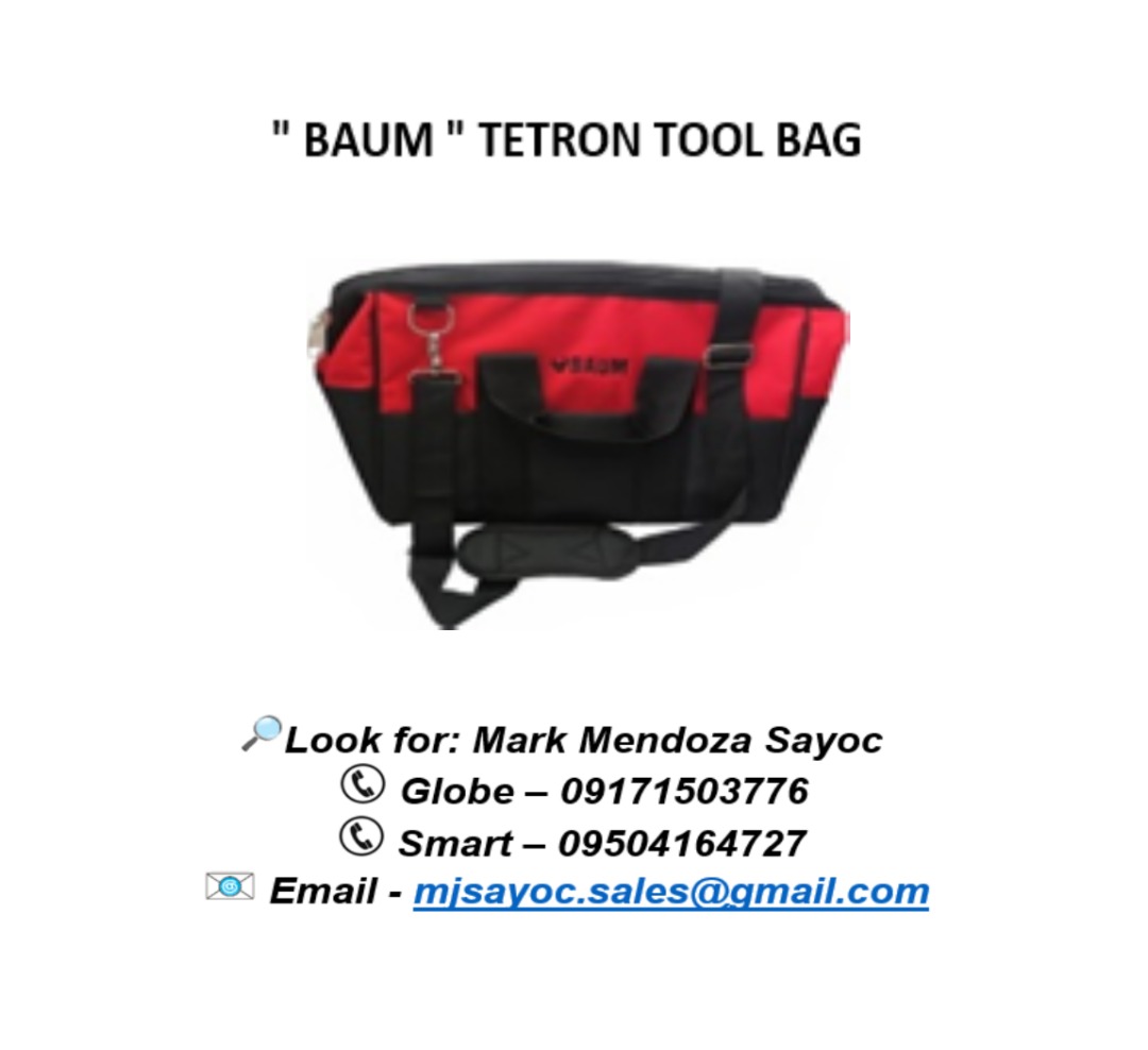 " BAUM " TETRON TOOL BAG, Commercial & Industrial, Construction Tools ...