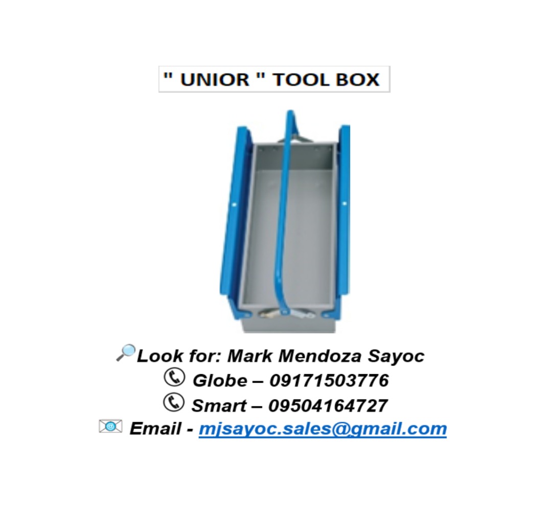 " UNIOR " TOOL BOX, Commercial & Industrial, Construction Tools ...