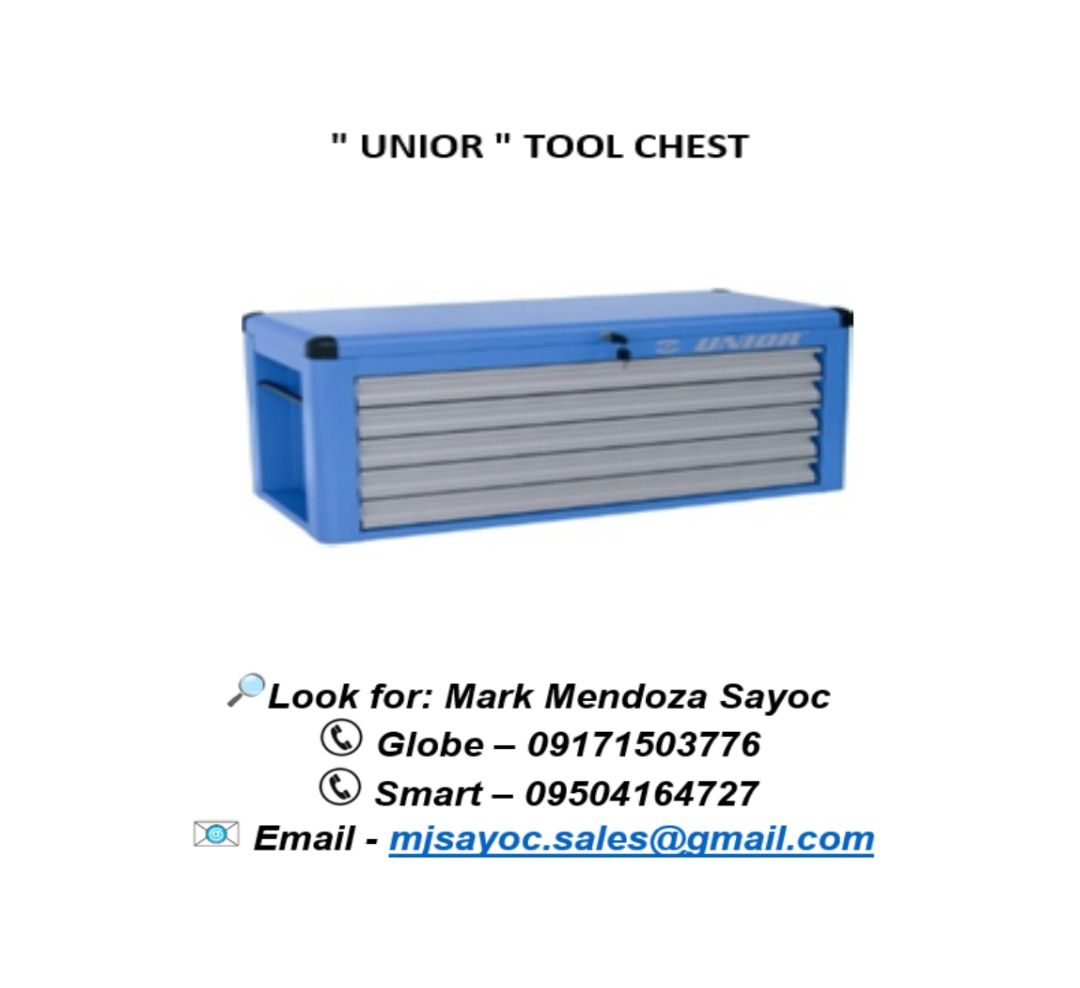 " UNIOR " TOOL CHEST, Commercial & Industrial, Construction Tools ...