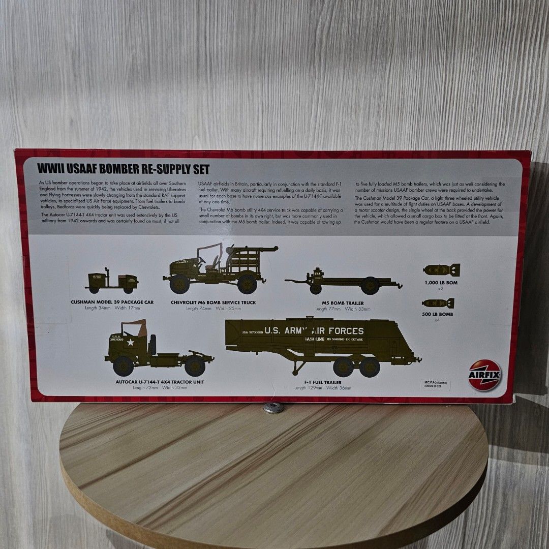 Airfix WW2 USAF Bomber Re-supply Set 1/72, Hobbies & Toys, Toys & Games ...